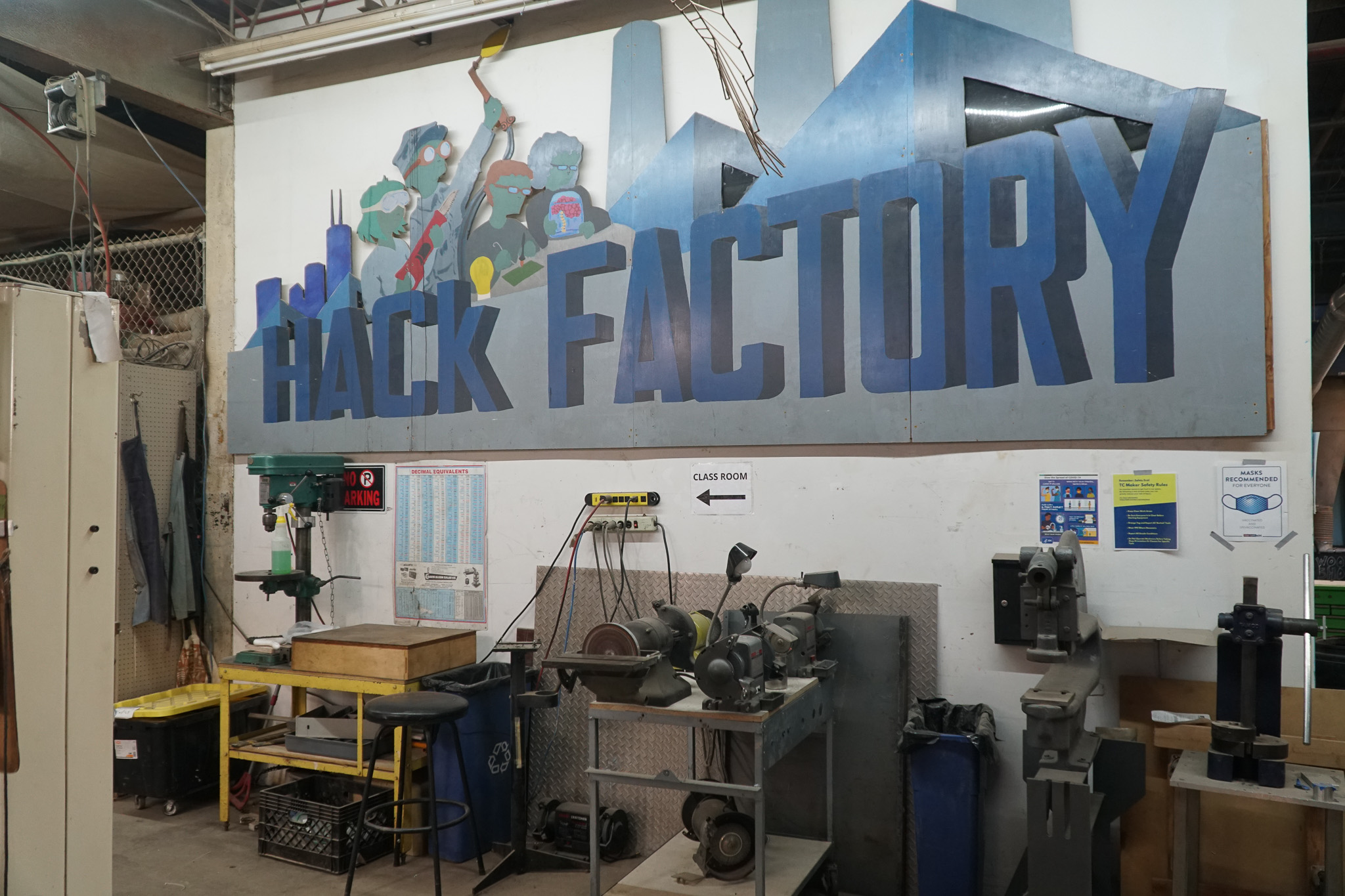 HackFactory Wall Sign – Twin Cities Maker